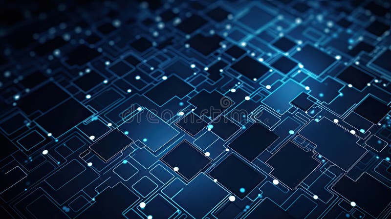 Abstract Navy Blue Technology Background Stock Illustration ...