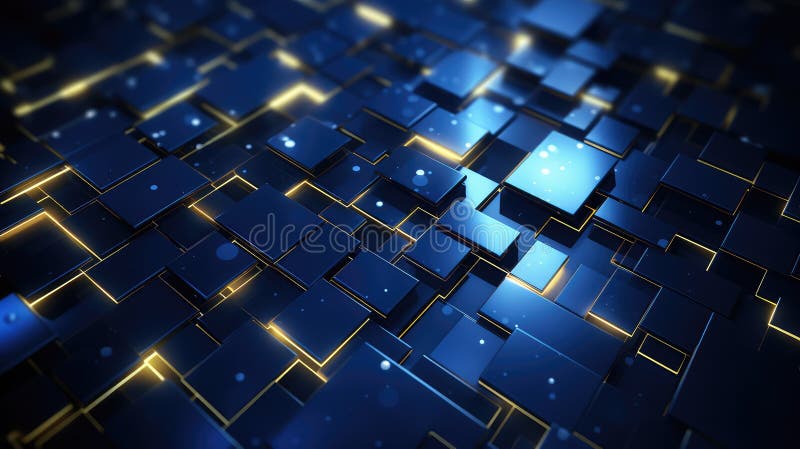 Abstract Navy Blue Technology Background Stock Illustration ...