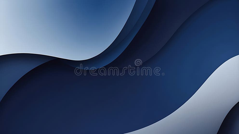 Abstract Navy Blue Wavy Layered Background Gradient Texture Design ...