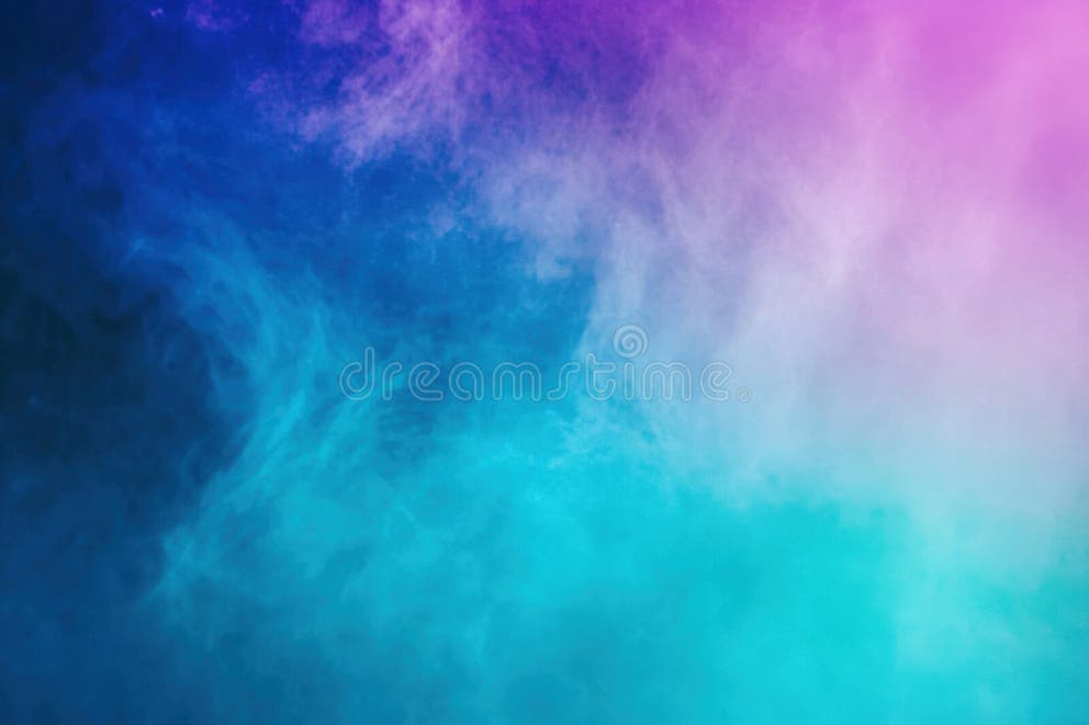 Abstract Nebula Cloud in Vibrant Blue and Purple Gradient Stock Image ...