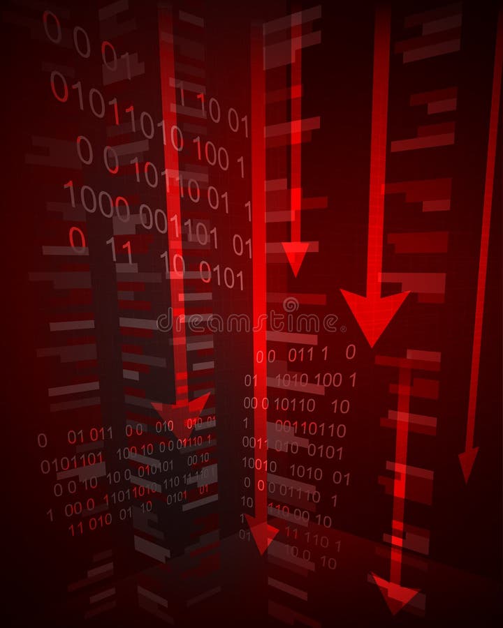 Abstract Negative Business Graph Results Vector Abstract Negative ...