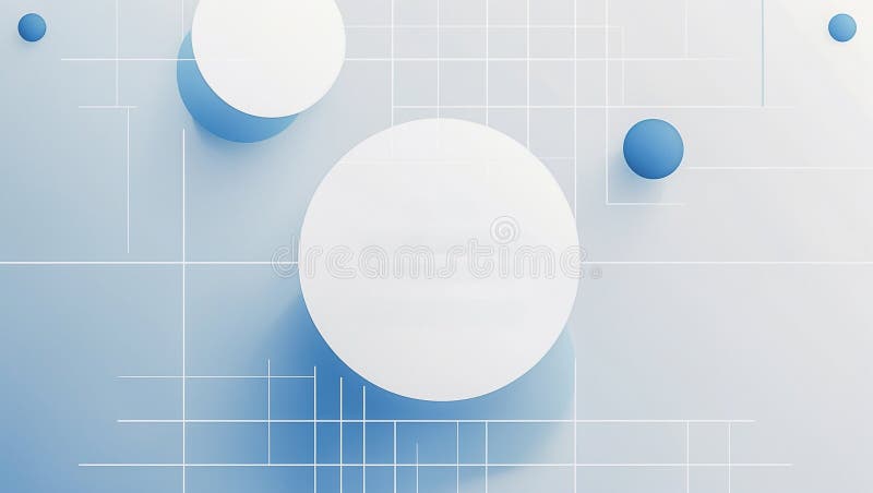 Abstract Negative Space Design for Text Overlay Stock Illustration ...