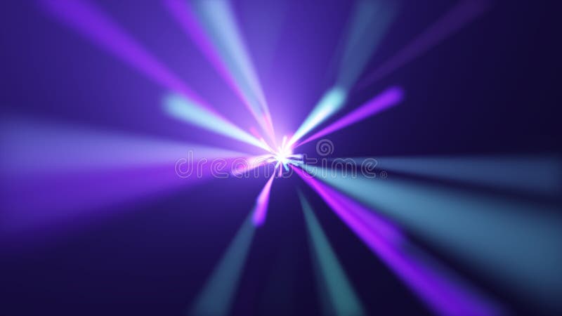 Abstract Neon Background. Bright Blue Sparkling Neon Explosion on a ...