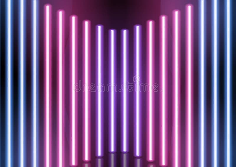 Abstract Neon Bars Background Stock Vector - Illustration of abstract ...