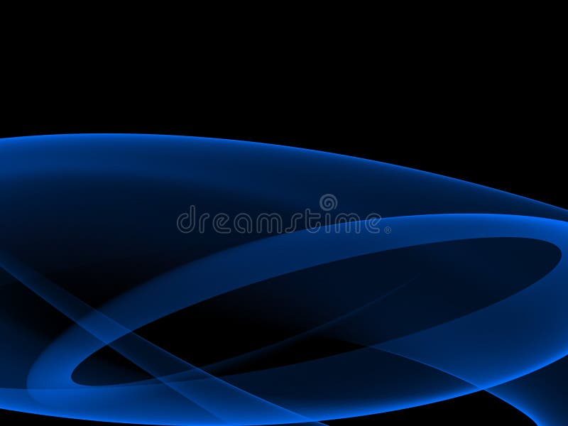 Abstract Neon Blue Flow Wave Background Stock Illustration ...