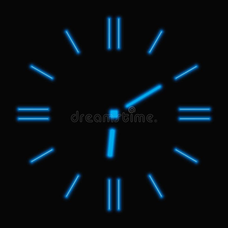Abstract Neon Clock Stock Illustrations – 2,391 Abstract Neon Clock ...