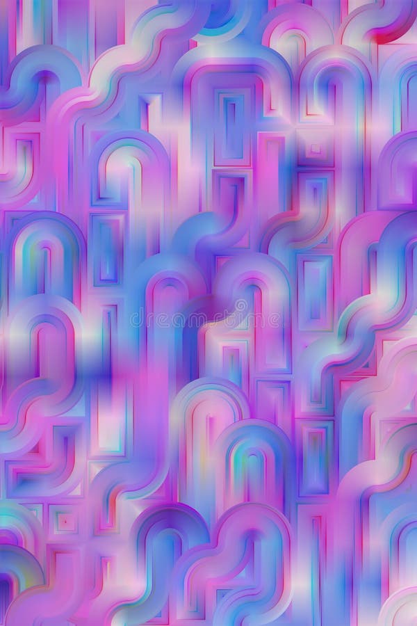 Abstract Neon Color Modern Pattern Background Stock Illustration ...