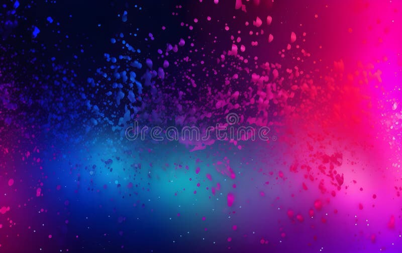 Abstract Neon Color Palette With A Glitter Texture And Holographic Radiance Generative Ai Stock