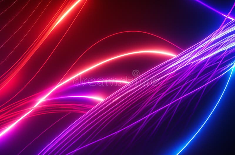 Abstract Neon Color Wave Lights Background. Art in Futuristic Colors of ... Abstract Neon Color Wave Lights Background. Art in Futuristic Colors of ...
