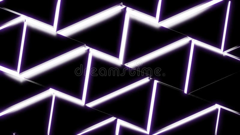 Abstract Neon Colorful Triangle Background. Design Stock Illustration ...