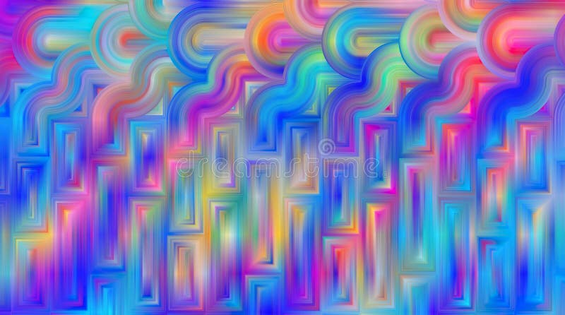 Abstract Neon Colors Modern Pattern Background Stock Illustration ...