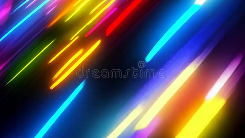 Abstract Neon Light Background with Dynamic Colors Stock Footage ...