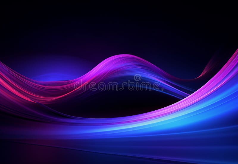 Abstract Neon Effect Background Wallpaper Design. Curve, Swirl, Vortex ...