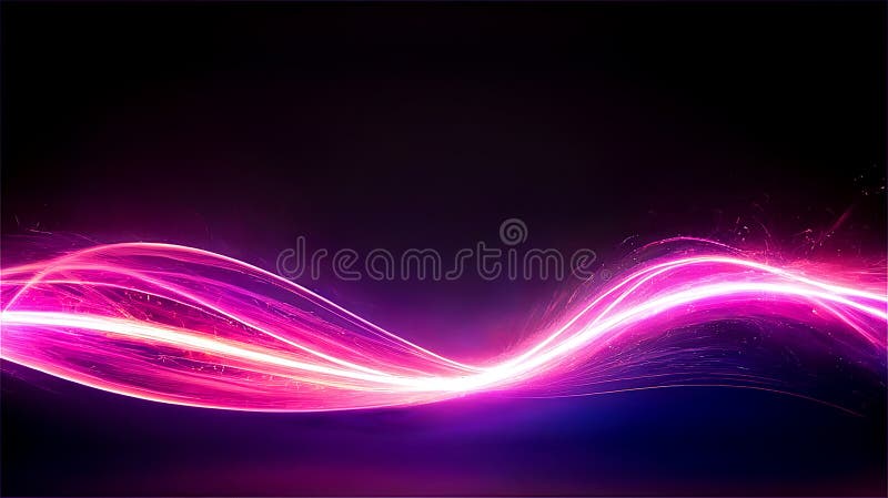 Neon Energy Bursting Effect Background Stock Illustration ...