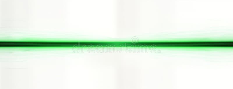 Abstract Neon Green Line Design Element. Horizontal Glowing Line with ...