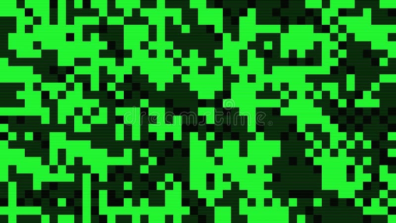 Abstract Neon Green Noise Square Pixel Texture Video Screen Pattern ...