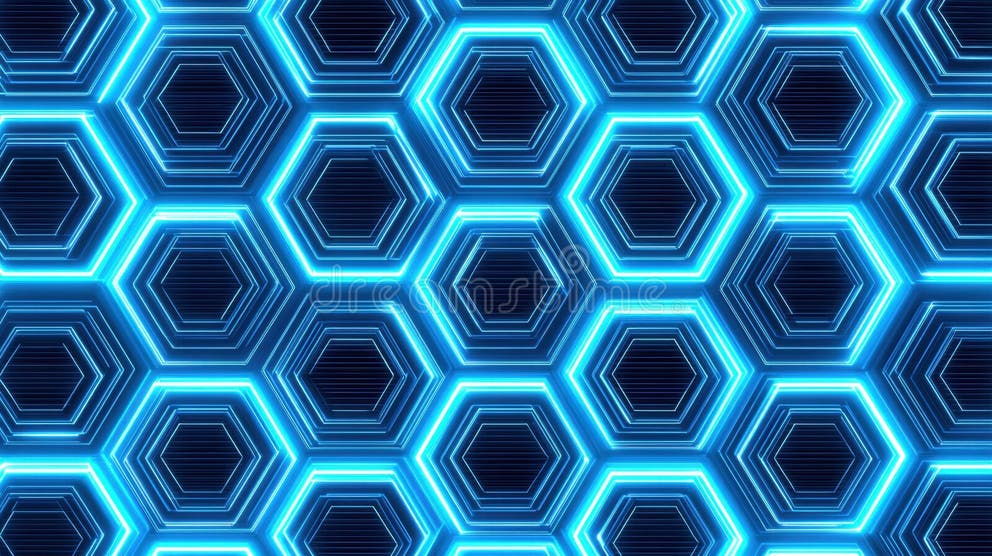 Neon Hexagon Pattern Background Stock Illustrations – 11,671 Neon ...