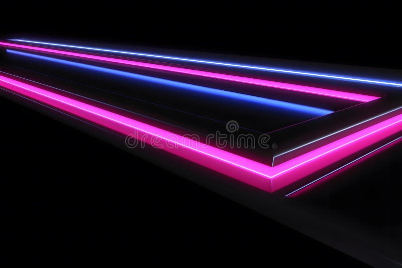 Abstract Neon Light Arrows Background. Neural Network AI Generated ... Abstract Neon Light Arrows Background. Neural Network AI Generated ...