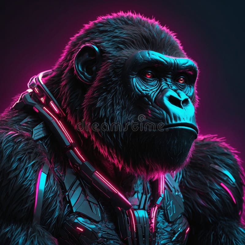 Cyborg Gorilla Stock Illustrations – 62 Cyborg Gorilla Stock ...