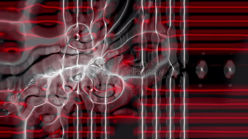 Abstract Neon Light Patterns with a Fluid, Distorted Texture Stock ...