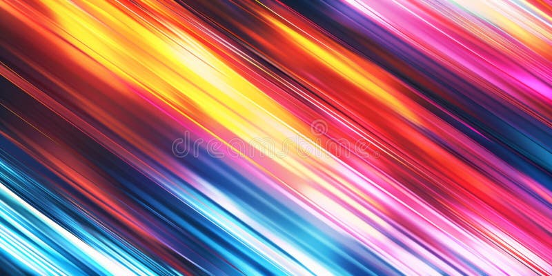 Abstract Neon Light Streaks Background with Dynamic Colors and Neon ...