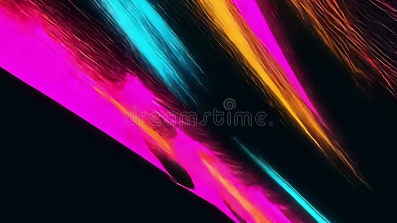 Abstract Neon Light Streaks on a Dark Background Stock Video - Video of ...