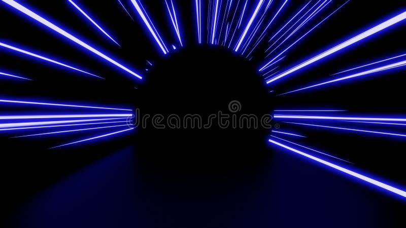Abstract Neon Light Design. Stock Illustration - Illustration of globe ...