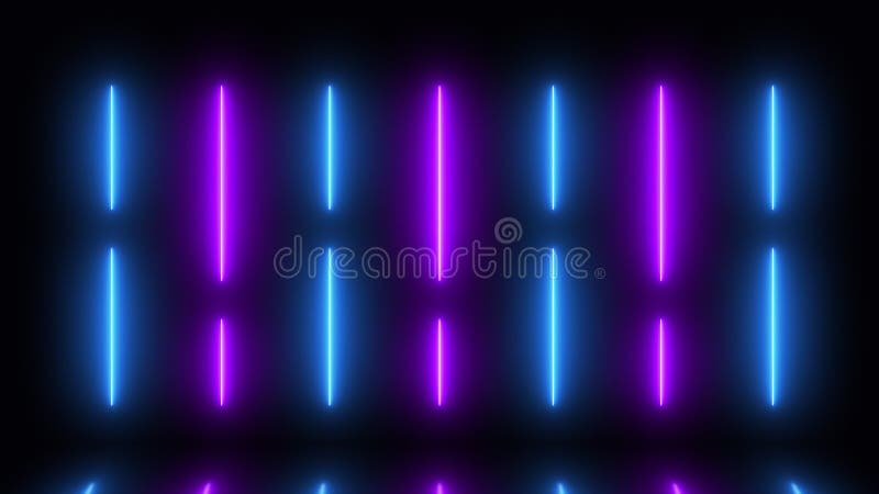 Abstract Neon Lights Animation Stock Video - Video of graphic, movement ...