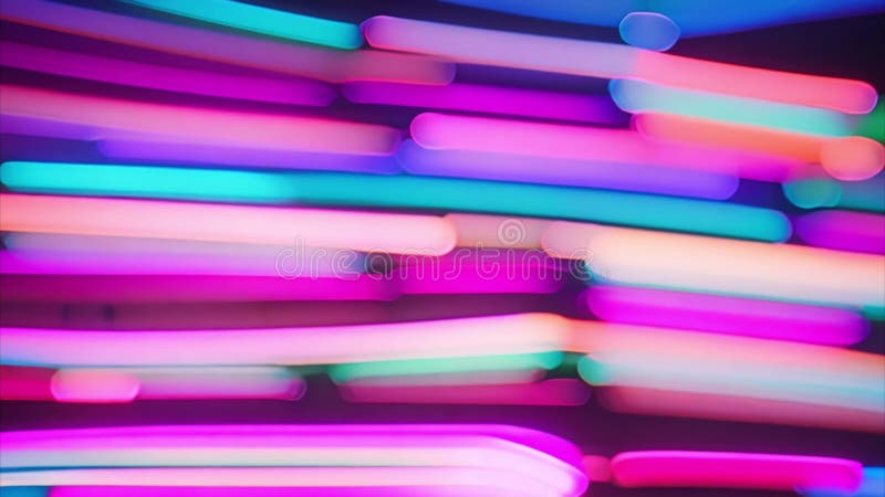 Abstract Neon Lights stock video. Video of abstract - 347229265