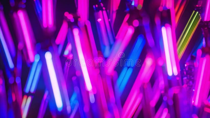 Abstract Neon Lights stock video. Video of gradient - 347220515