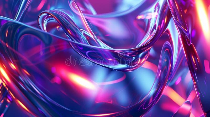 Abstract neon liquid stock illustration. Illustration of colors - 322209193