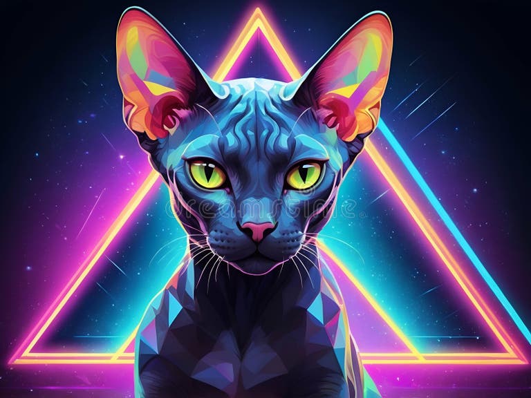 Triangular Cat Stock Illustrations – 765 Triangular Cat Stock ...
