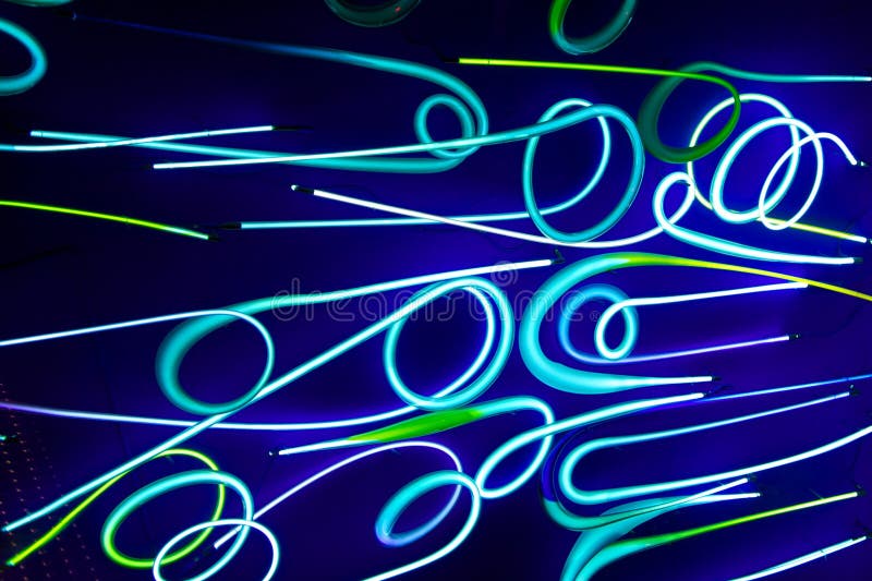 Abstract Neon Pattern Blue Green Stock Illustration - Illustration of ...