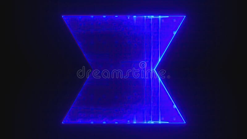 Abstract Neon Triangle Shape Stock Illustration - Illustration of ...