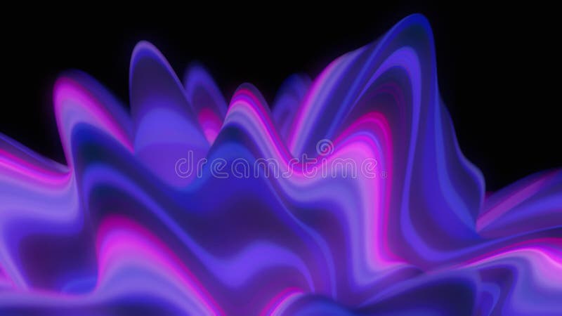 Abstract Neon Waves. stock footage. Video of curves - 160784056