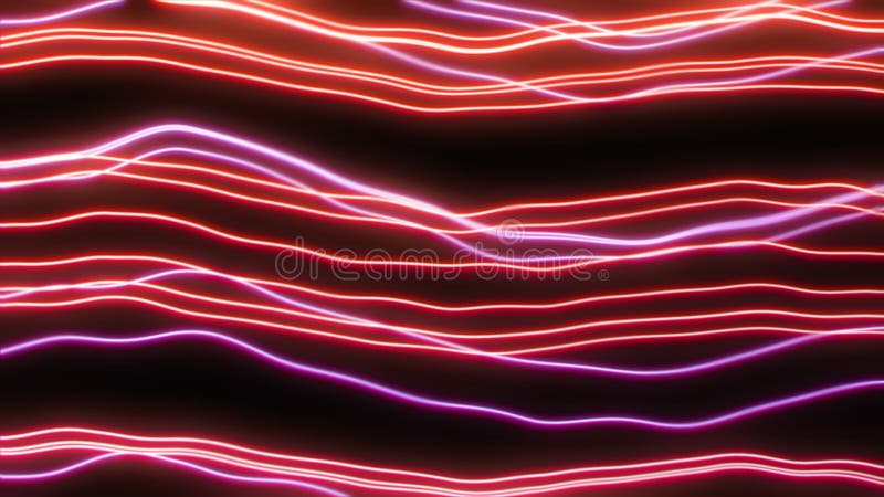 Abstract neon wavy lines. stock video. Video of bright - 155177241