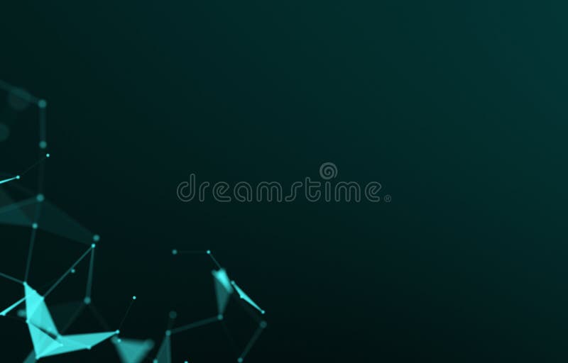 Abstract Net Concept - 3D Rendering. Computer Generated Abstract ...