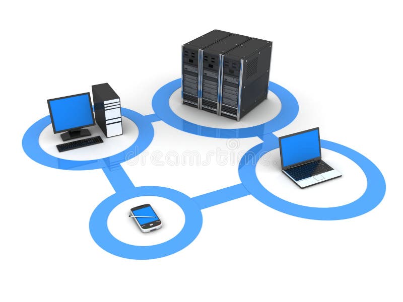 Network 2 stock illustration. Illustration of service, hosting - 272177