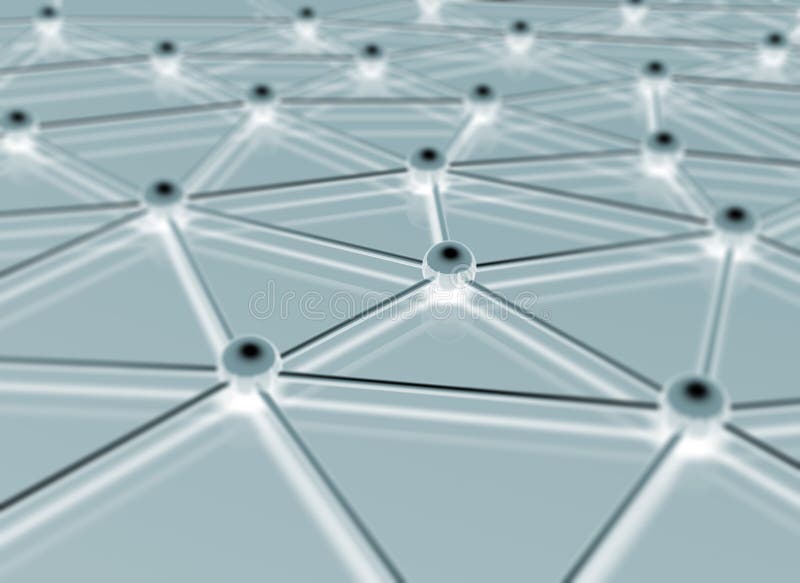 Complex network stock illustration. Illustration of mail - 4643407