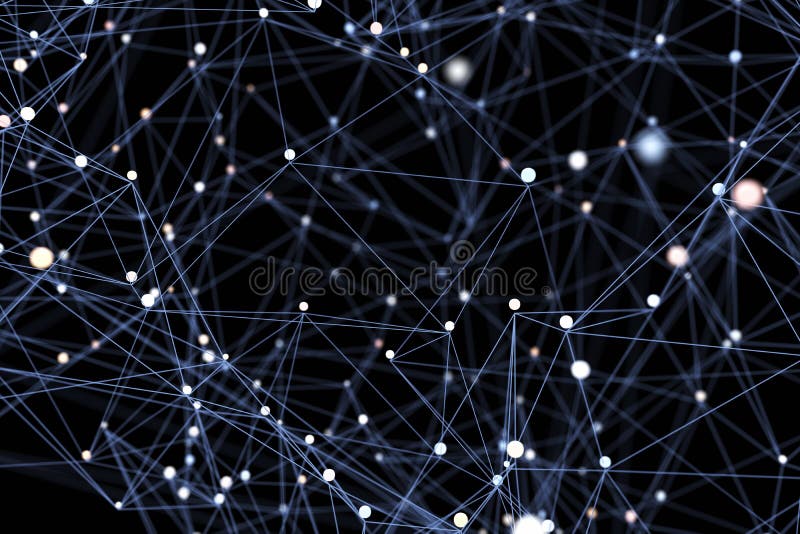 Abstract network stock illustration. Illustration of intelligence ...