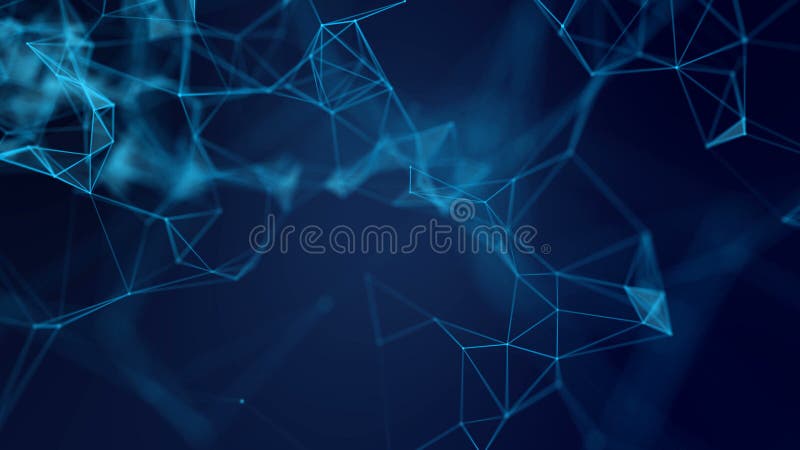 Abstract Network Background Seamless Loop 4k. Global Business Network ...