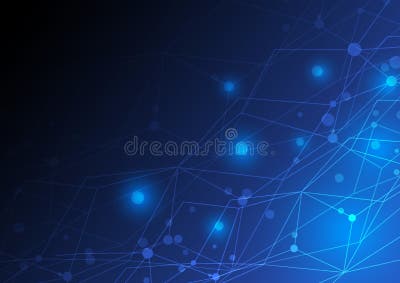 Abstract Network Concept Design Stock Vector - Illustration of network ...