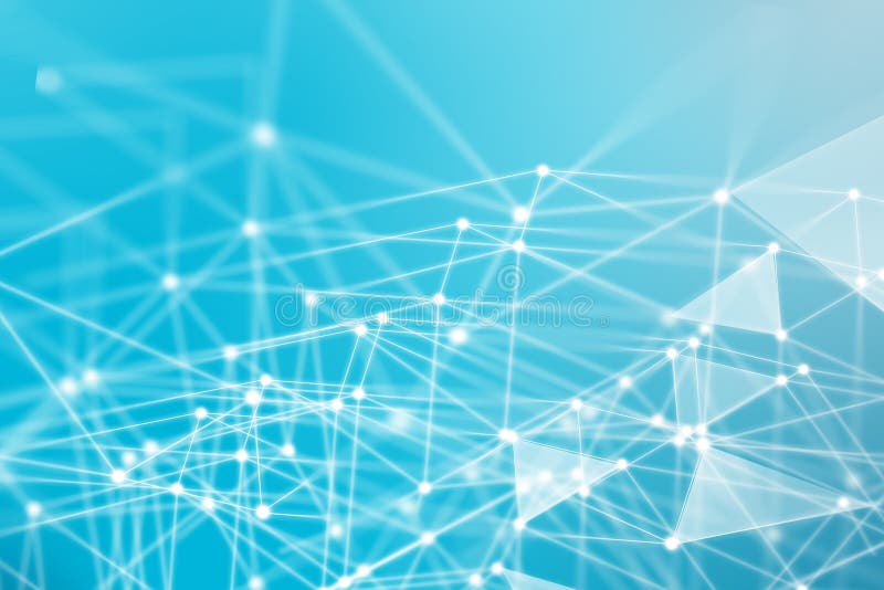 Abstract Network Concept Illustration - Technology Background Stock ...