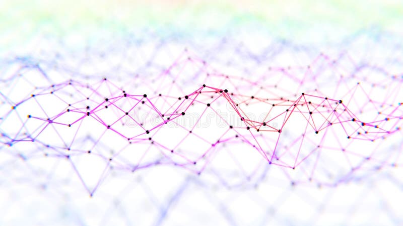 Abstract Network Concept Wallpaper Stock Illustration - Illustration of ...