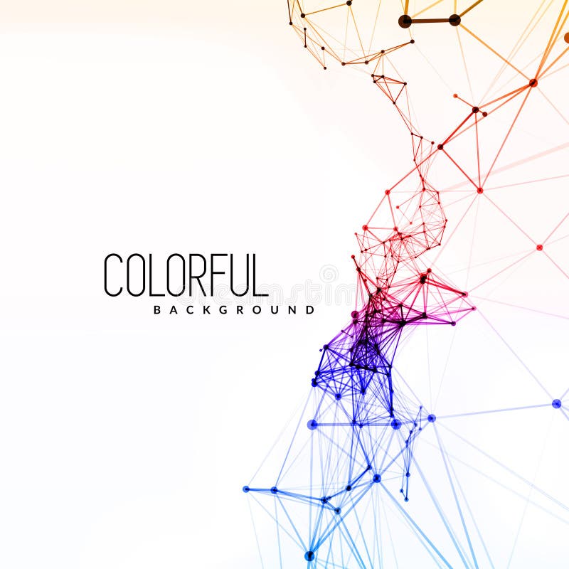 Abstract Network Connection Background Stock Vector - Illustration of ...