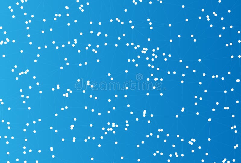 Abstract Network Connection Background - White Nodes and Lines on ...