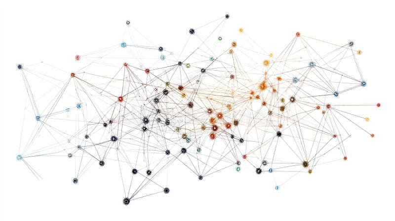 Abstract Network Connection: Global Communication and Data Flow Visualization. Complex ...