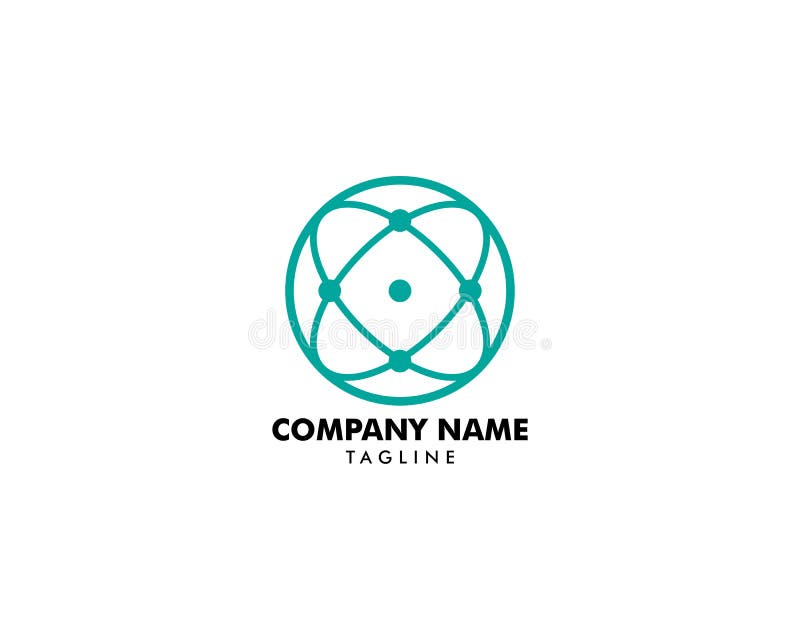 Set of Abstract Network Connection Icon Logo Design Vector Illustration ...