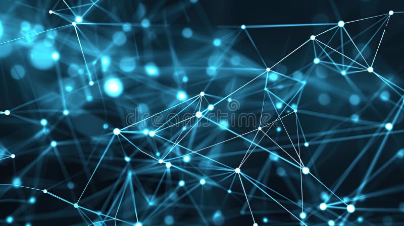 Abstract Network Connection Stock Illustration Illustration Of Communication Lines 324533221