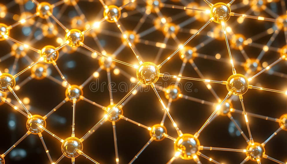 Abstract Network Connection, Showcasing Digital Tech and Data Flow, Stock Photo, Generative AI ...